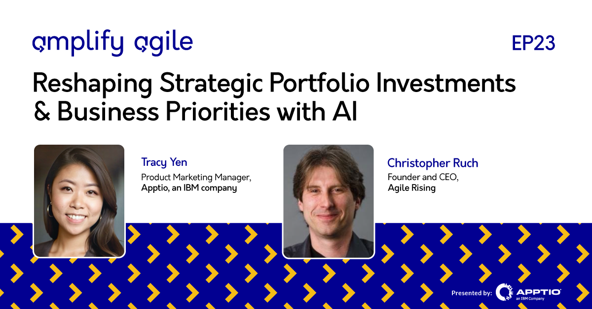 Reshaping Strategic Portfolio Investments & Business Priorities with AI - Apptio