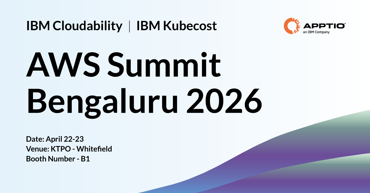 AWS Summit Bengaluru 2026 - Apptio