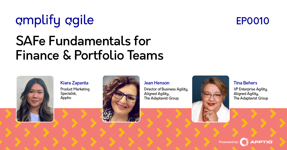 SAFe Fundamentals for Finance & Portfolio Teams - Apptio