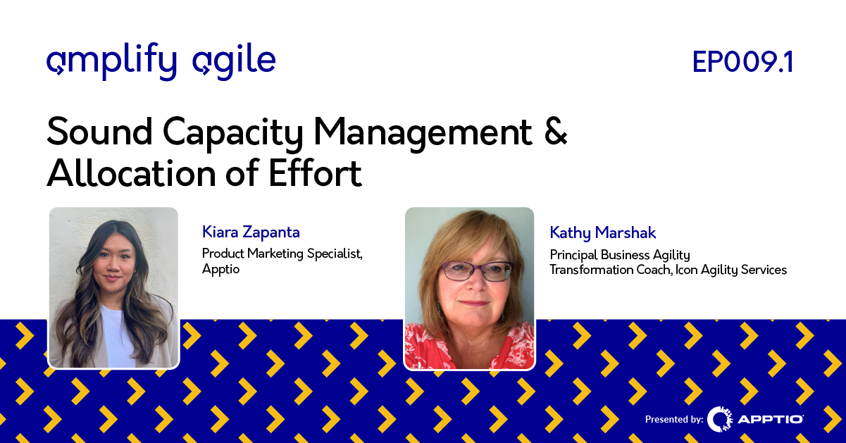 Sound Capacity Management and Allocation of Effort - Pt 1 - Apptio