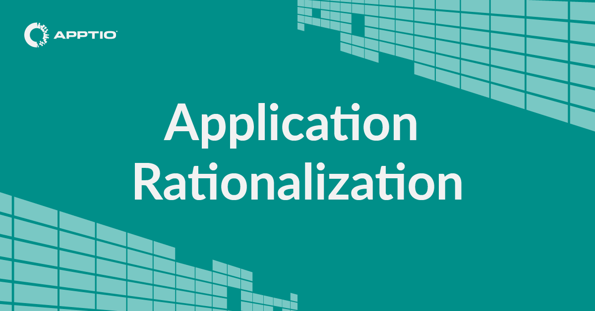 Application Rationalization Step-by-Step Framework - Apptio