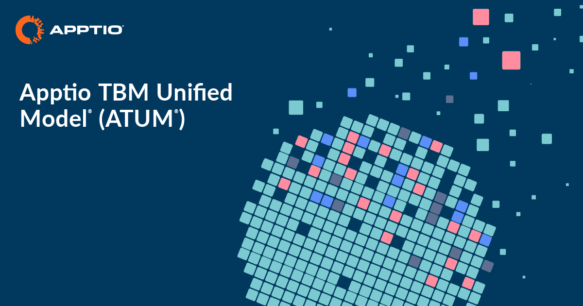 Apptio TBM Unified Model (ATUM): Standard IT Cost Model - Apptio