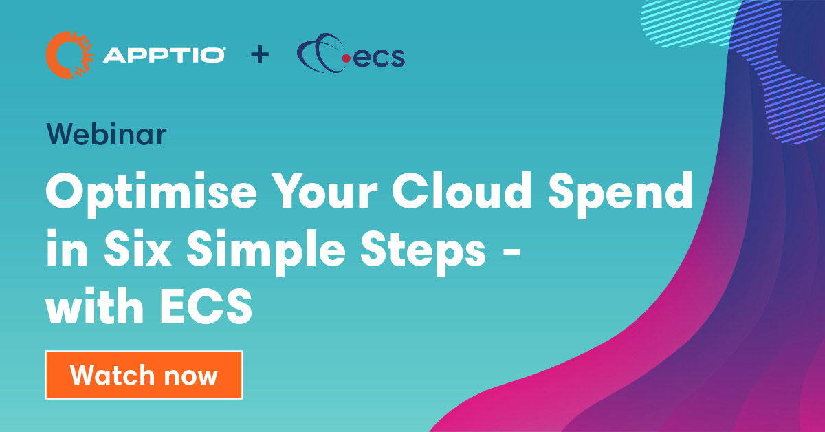 Optimise Your Cloud Spend In Six Simple Steps With Ecs Apptio