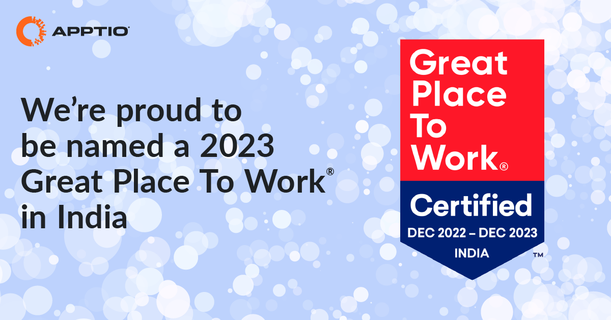 Apptio India LLP Is Great Place to Work Certified for Second Year - Apptio