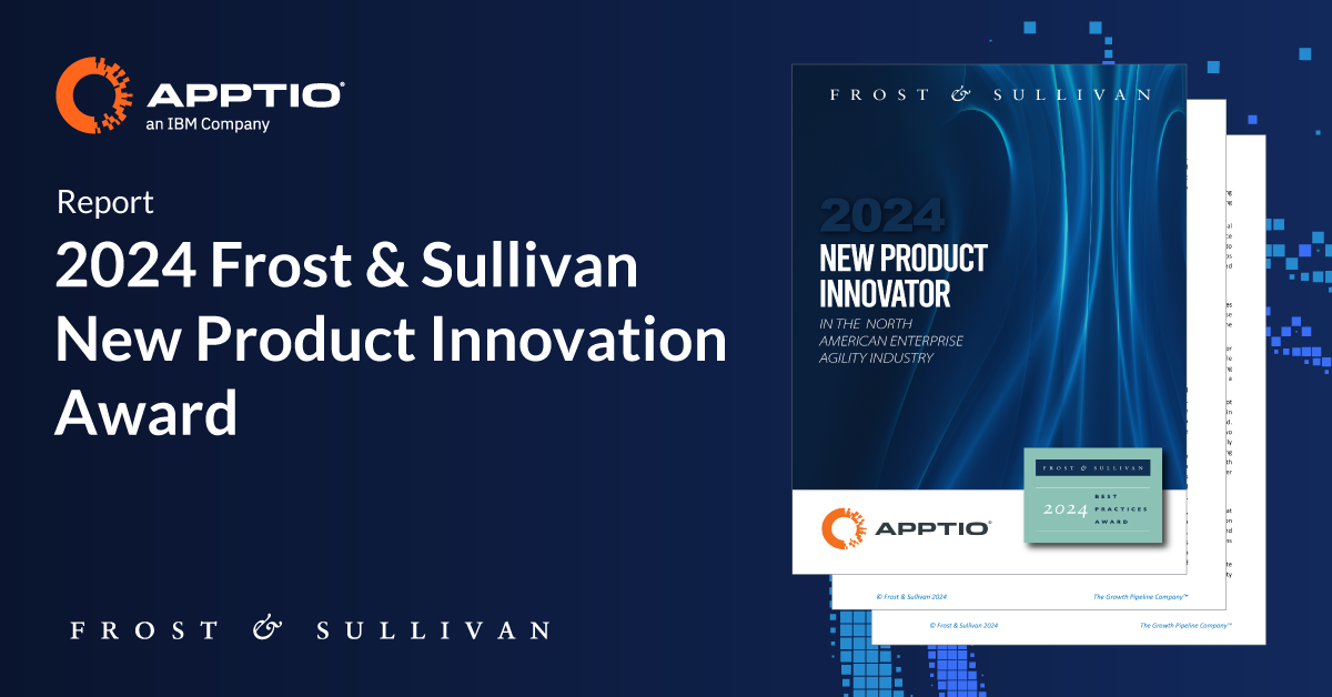 2024 New Product Innovator in the North American Agility Industry - Apptio