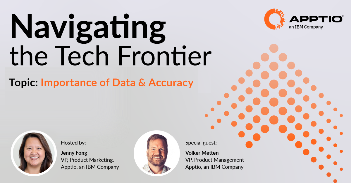 Importance of Data & Accuracy - Apptio