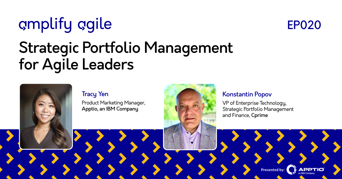 Strategic Portfolio Management for Agile Leaders - Apptio