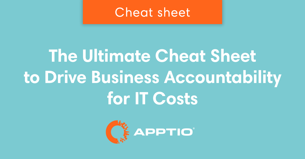 Drive Business Accountability for IT Costs - Apptio