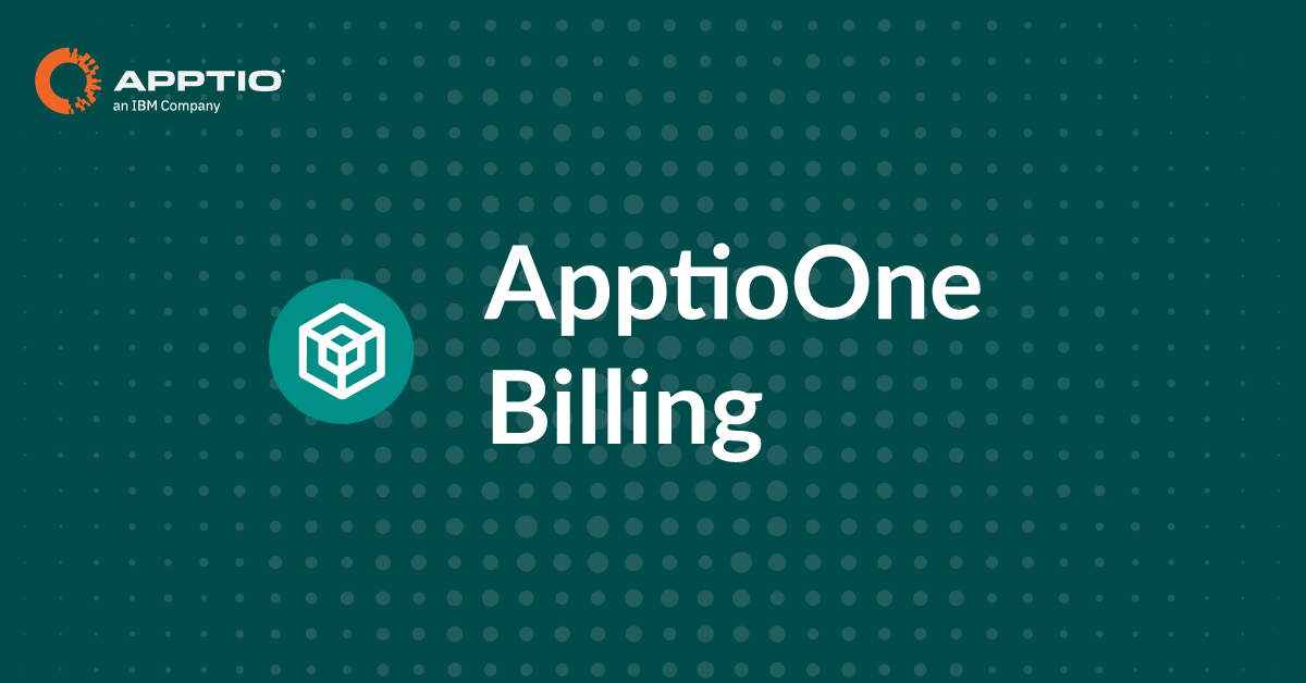 IBM Apptio Billing - Apptio