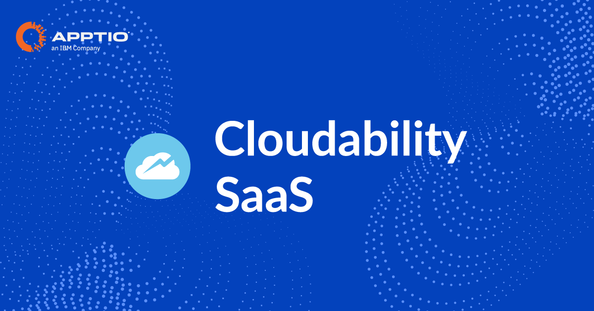 Cloudability SaaS - SaaS Management Platform - Apptio