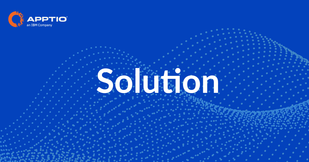 Cloud Financial Management Solutions Apptio